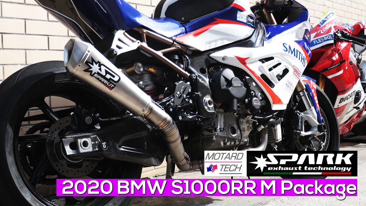 意大利Spark全梳鈦合金排氣管—2020 BMW S1000RR - YouTube