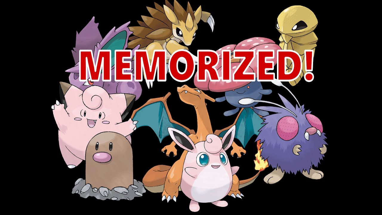 How To Memorize The First 50 Pokemon In 5 Steps! - YouTube