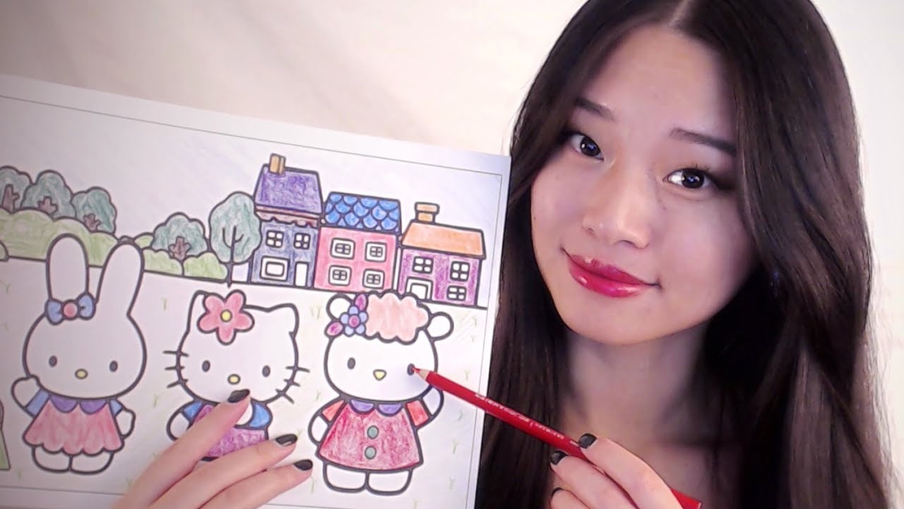 [ASMR] Let's Color Together! (Soft Spoken) - YouTube