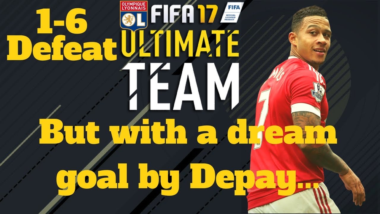 FIFA 17: Free kick by Depay in a 1-6 defeat. - YouTube