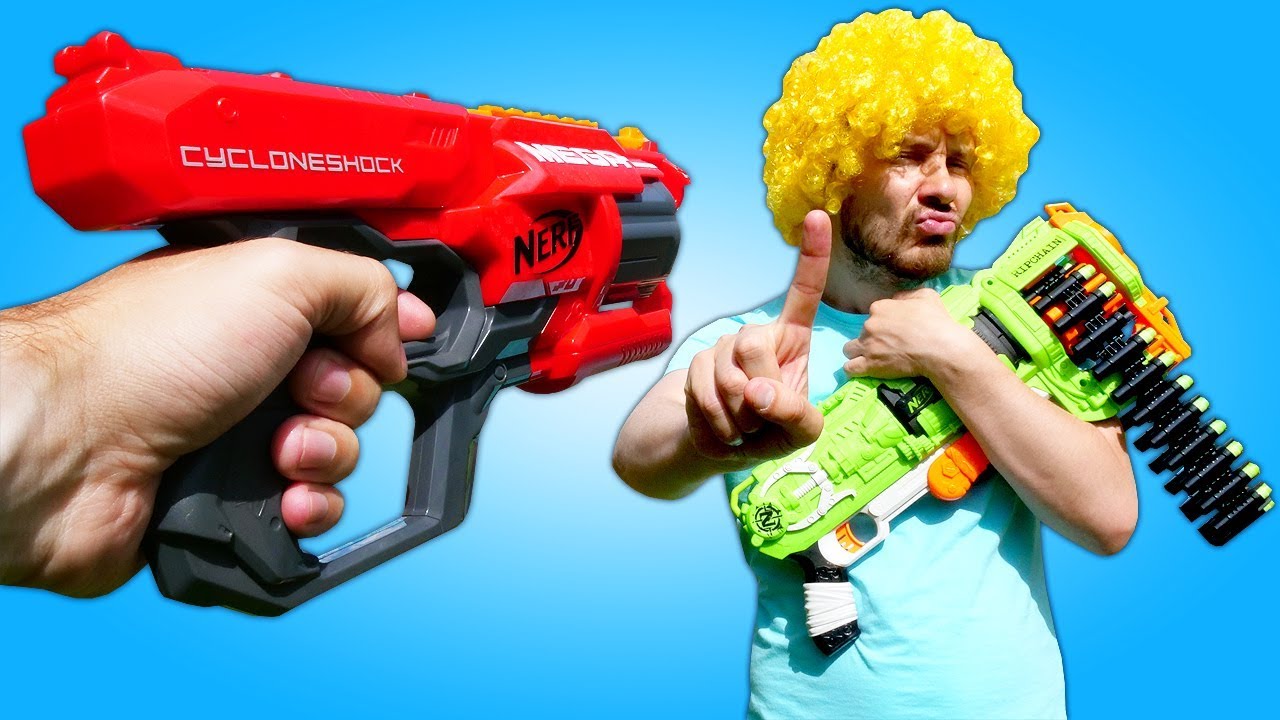 Nerf Gun Videos: Nerf vs Nerf - Nerf Zombie Strike vs Nerf Mega ...