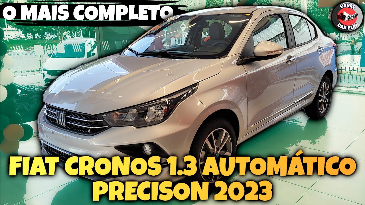 Novo Fiat Cronos 1.3 Aut Precision 2023 - Com Acabamento PREMIUM e ...