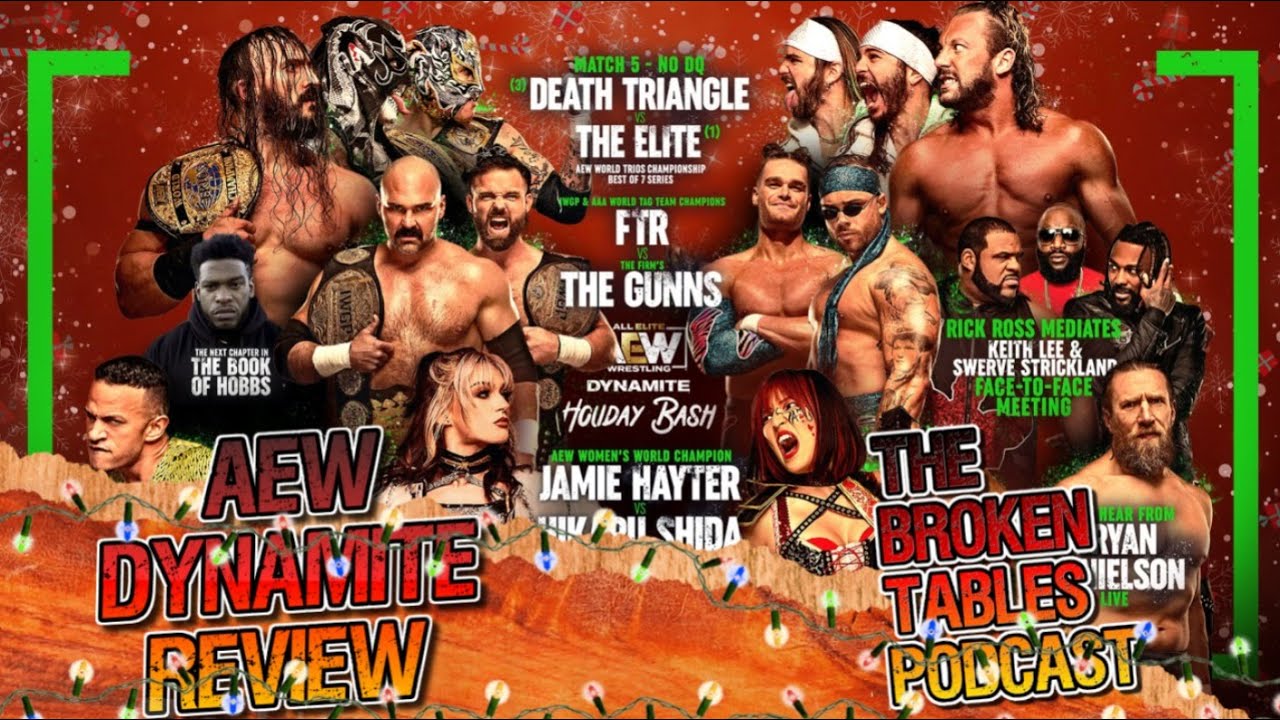 AEW Dynamite LIVE 12/21/22 Review | Game 5 Death Triangle v The Elite ...