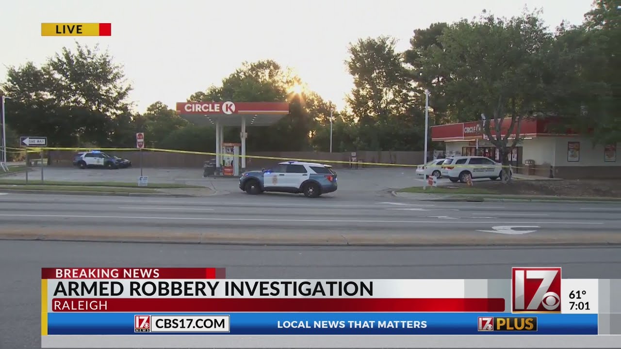 Armed robbery at Raleigh Circle K on Louisburg Road: Police - YouTube