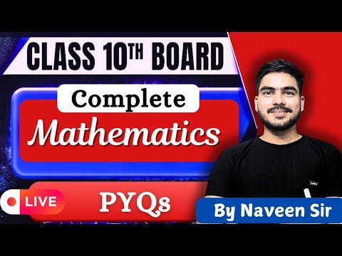 Maths class 10th . part- 2 PYQ by Naveen sir - YouTube