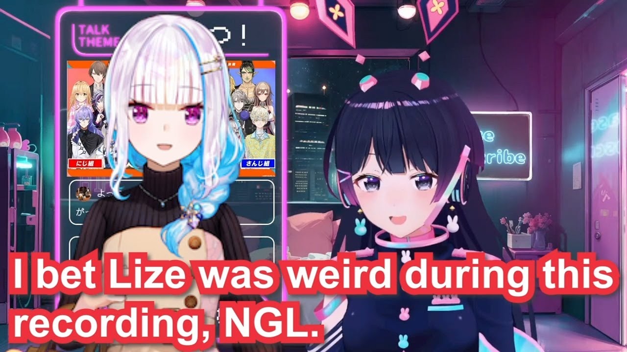 Tsukino Mito talks about how Lize Helesta was acting weird【Eng Sub ...