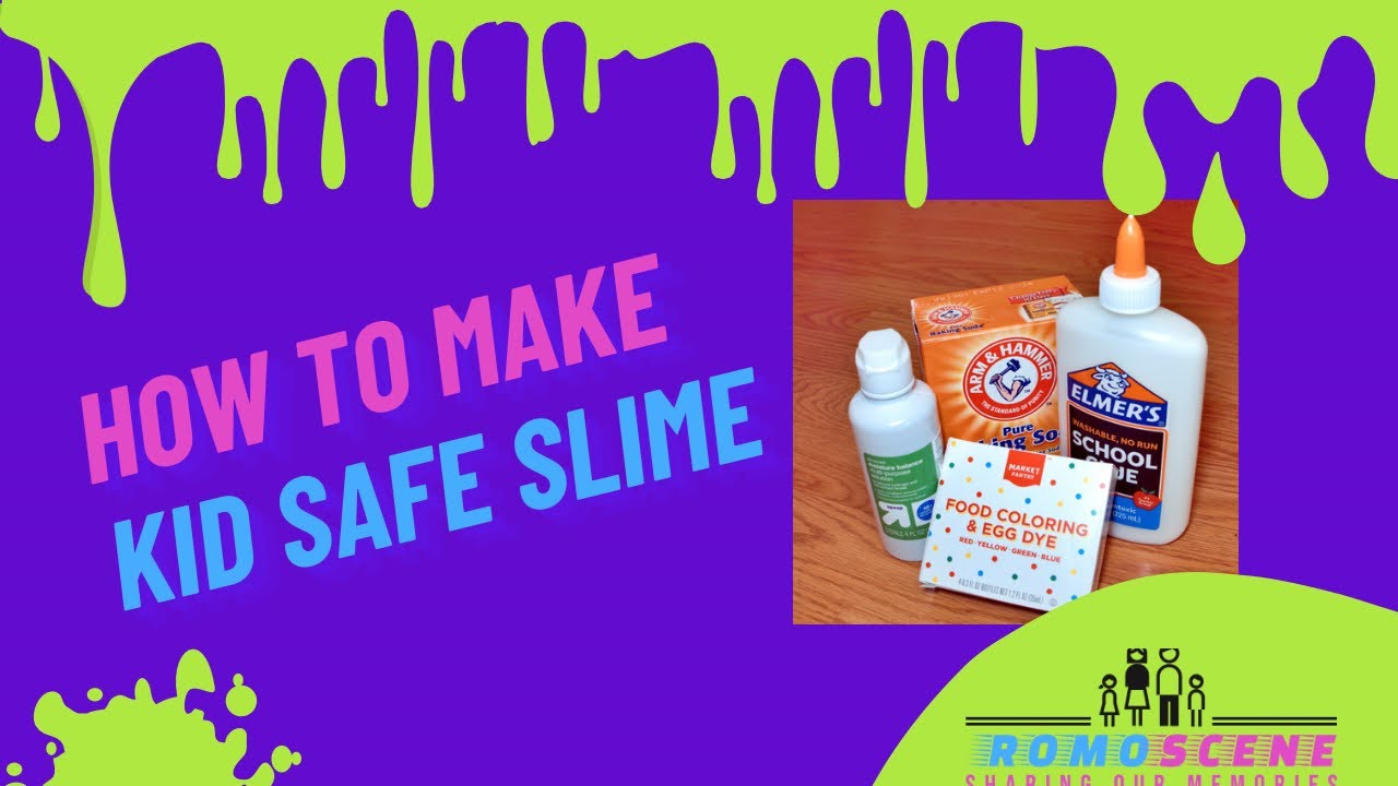 How to make kid safe slime without borax! fast and easy - YouTube
