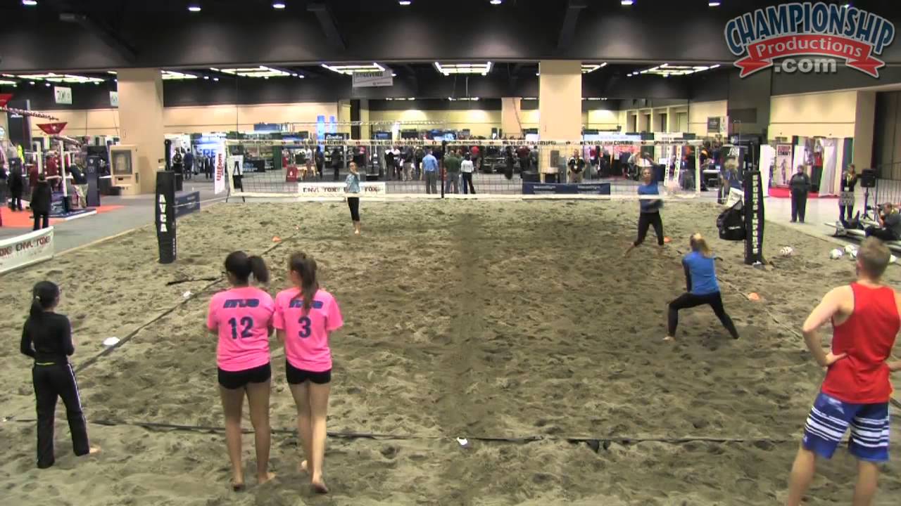 Junior Beach Volleyball: Making Fundamentals Fun! - YouTube