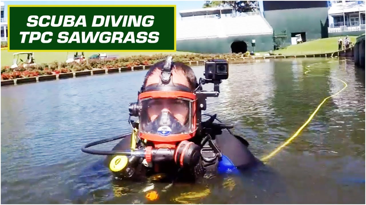 Scuba Diving for golf balls at TPC Sawgrass, players expectations at ...
