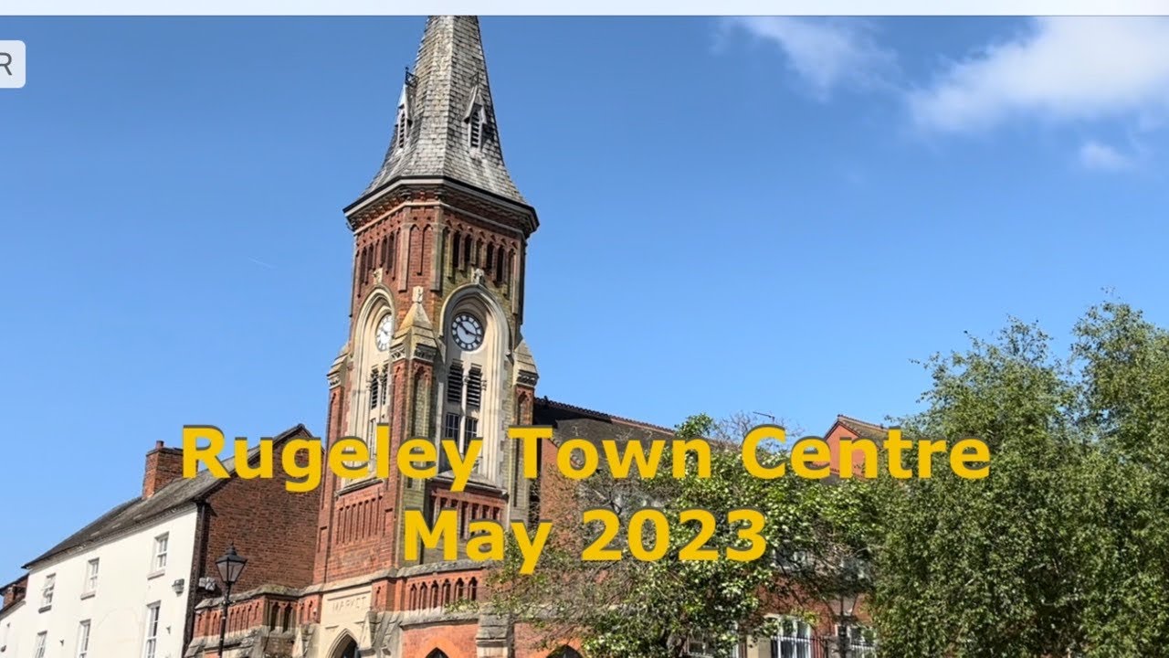 Rugeley Town Centre High Street Walk, May 2023, County Residential To ...