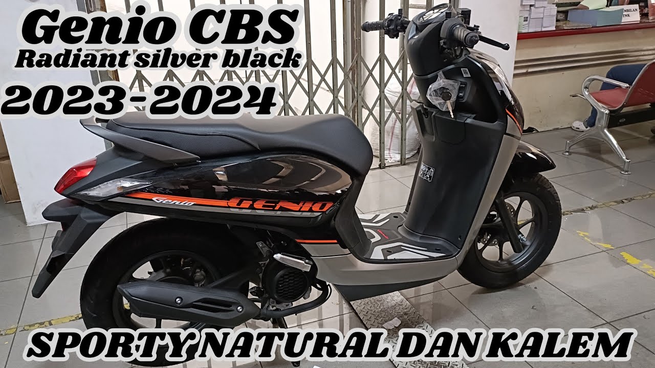 WARNA BARU NEW HONDA GENIO CBS RADIANT SILVER BLACK 2023 #genio2023 # ...