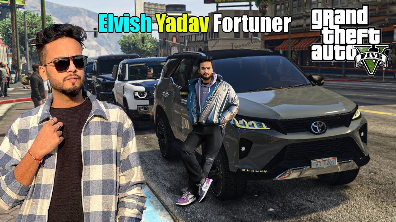 Elvish Yadav Fortuner || GTA 5 GAMEPLAY || #gta5 #gta #elvish # ...