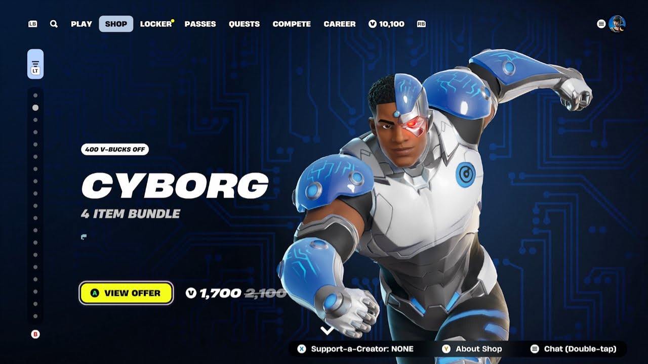 FORTNITE BUYING CYBORG BUNDLE - YouTube