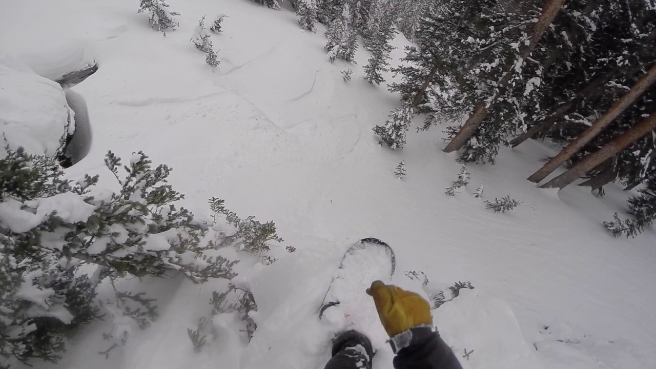 Extreme Snowboarding in Bear Creek Telluride - YouTube