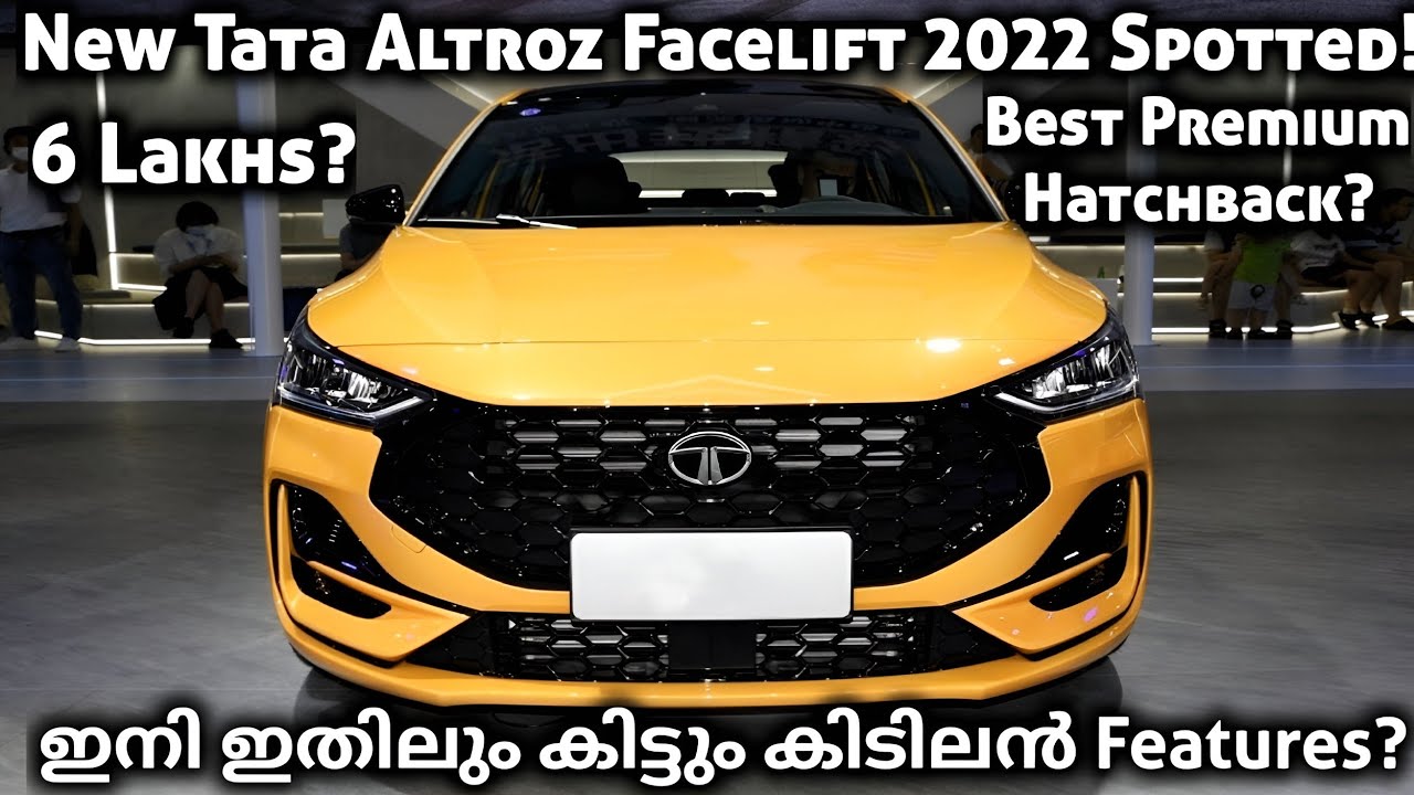 Tata Altroz Facelift 2022 Spotted Testing! | Altroz Facelift 2022 ...