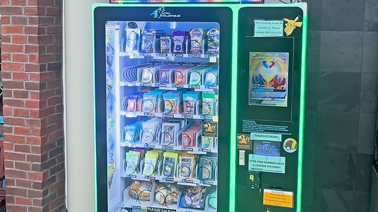 Found Pokemon 151 at Vending Machines - YouTube