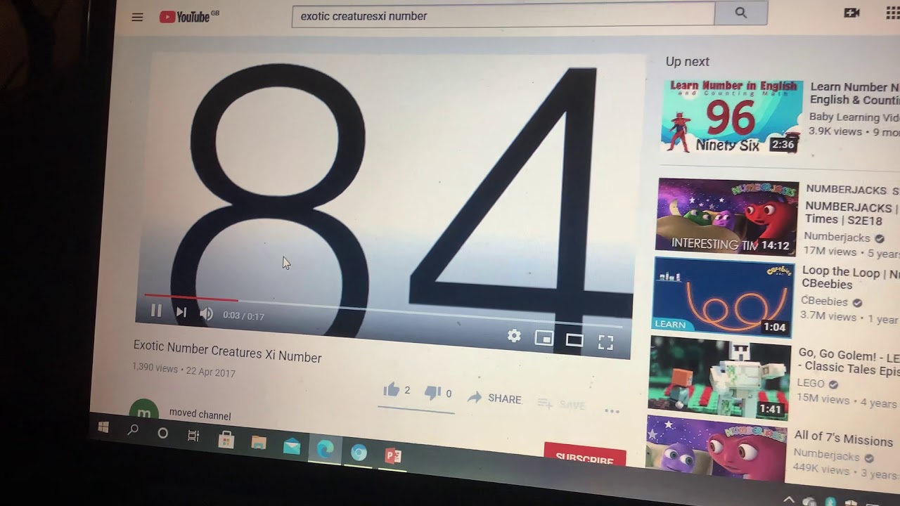 Exotic Number Creatures A Number - YouTube