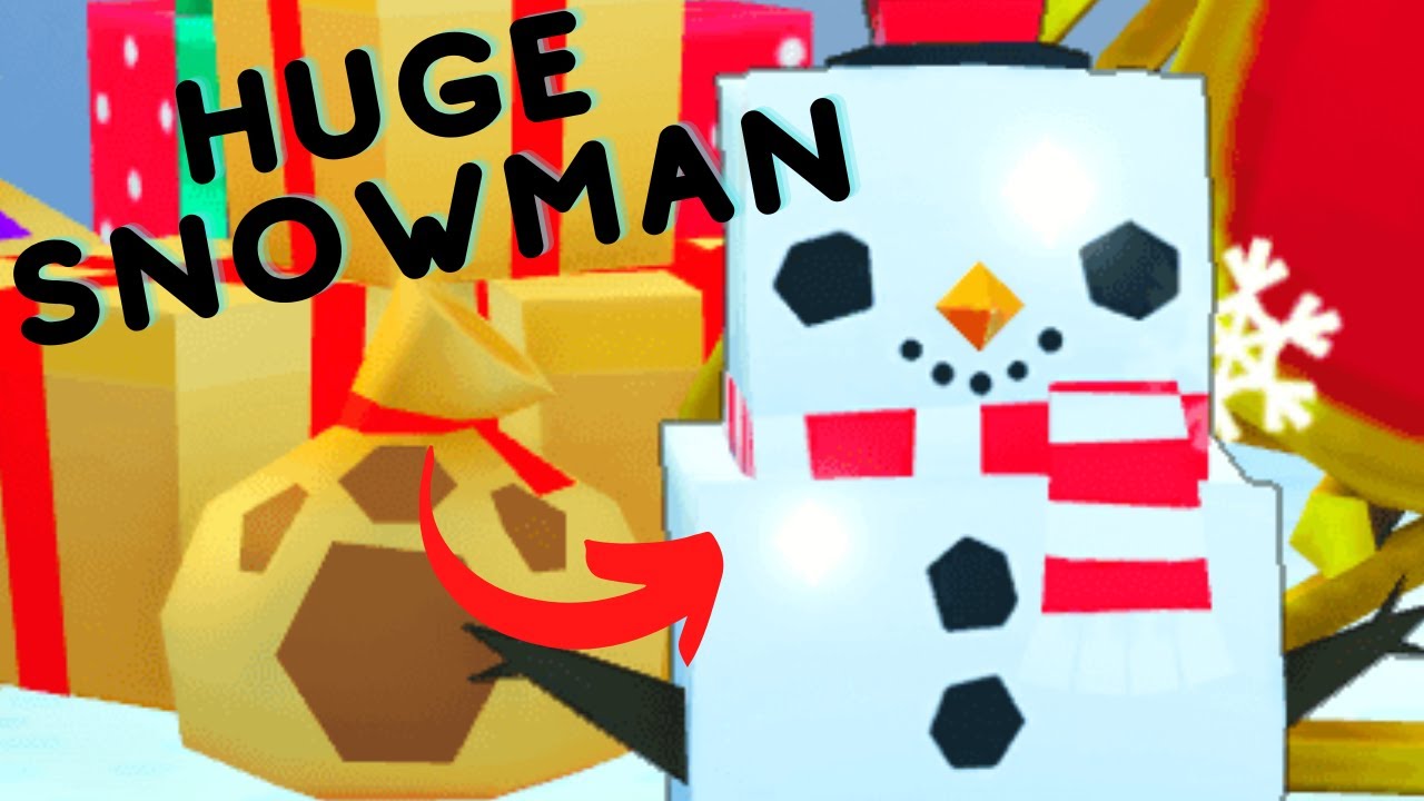 How to get the "free" Huge Snowman Pet in Pet Sim X - YouTube