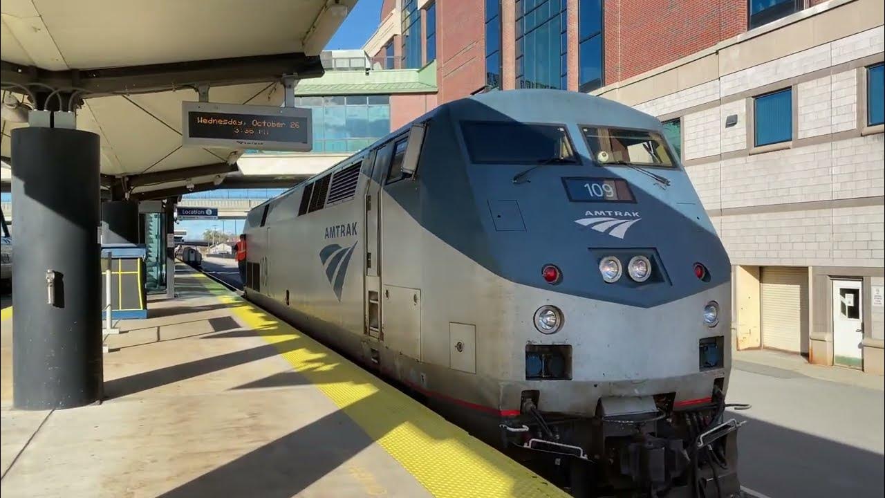 Amtrak GE Genesis P42DC No. 109 @ Albany-Rensselaer (October 26, 2022) - YouTube