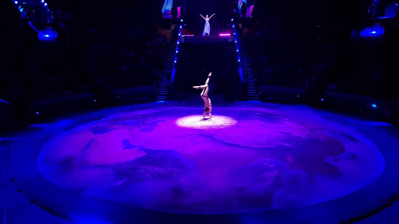 Handstand act, show "Epicenter of the world", Big Moscow State circus ...