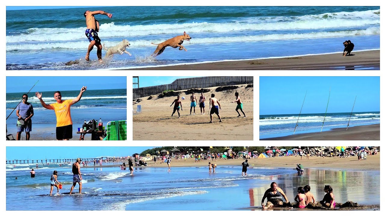 [4K] Virtual Beach Walk w/Blue Calming Waves Sounds- Coast side Buenos ...