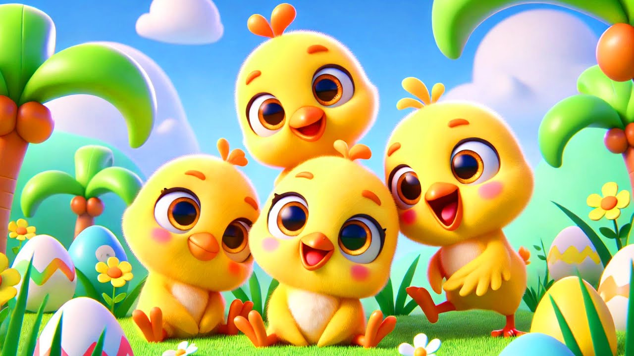 Đàn Gà Con Trong Sân 🐤 Tập Thể Dục Buổi Sáng - Nhạc Thiếu Nhi 4K Vui ...