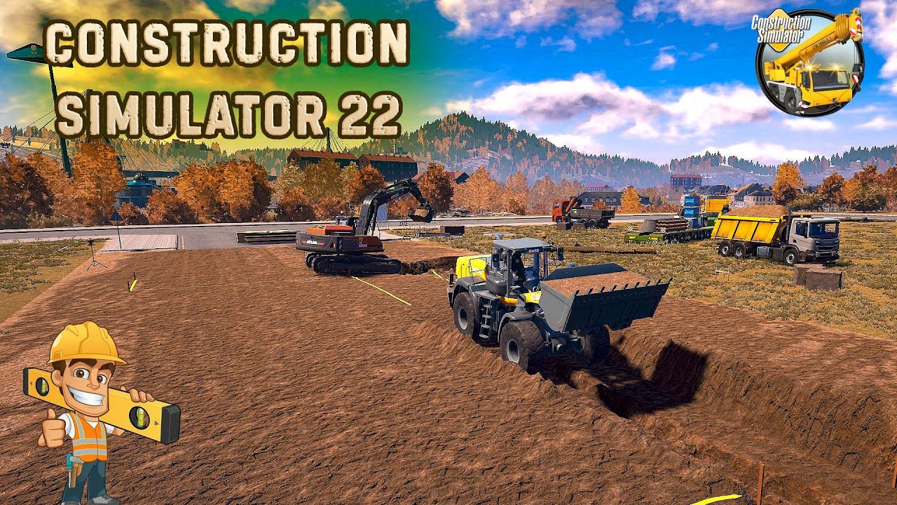 Construction Simulator 22 ДРСУ ДОРОЖНЫЕ РАБОТЫ ЧАСТЬ 36 - YouTube