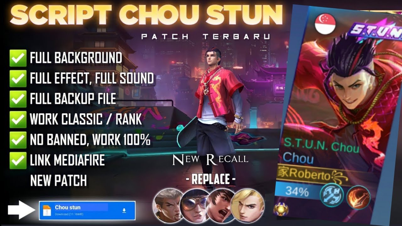SCRIPT SKIN CHOU STUN TERBARU - YouTube
