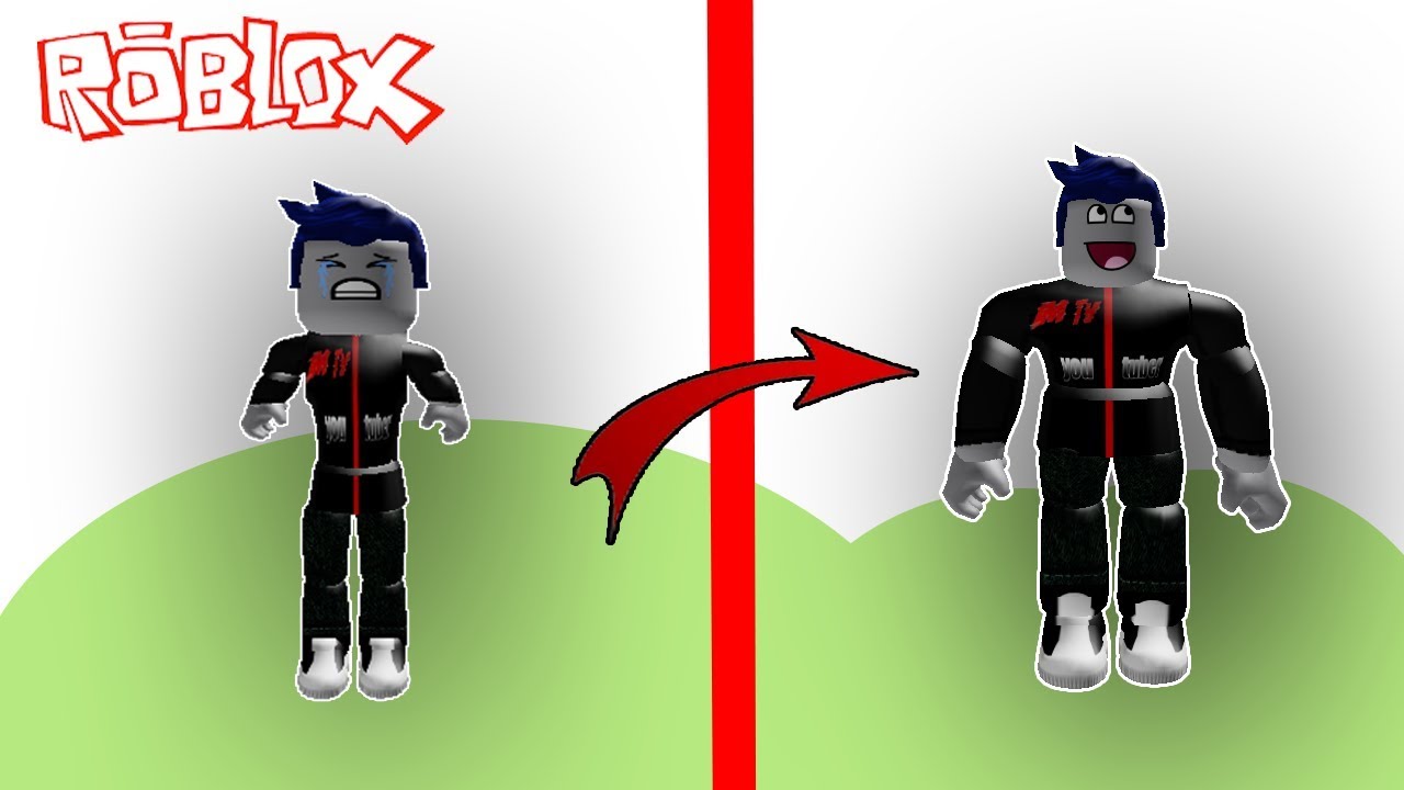 تحولت من اضعف رجل الى اقوة رجل في لعبة roblox | solom - YouTube