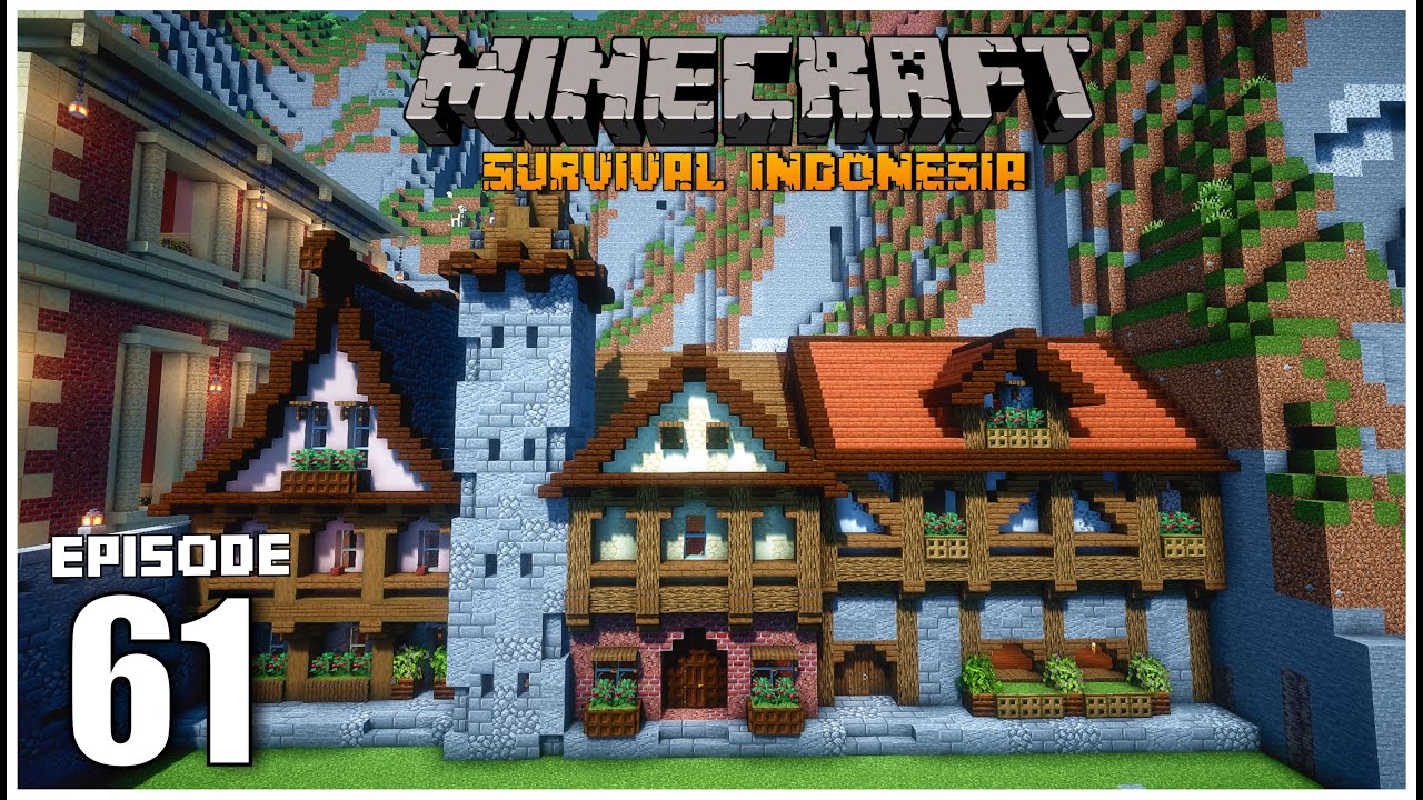 Mendesain Interior Town Hall & Membangun Rumah Bangsawan - Minecraft ...