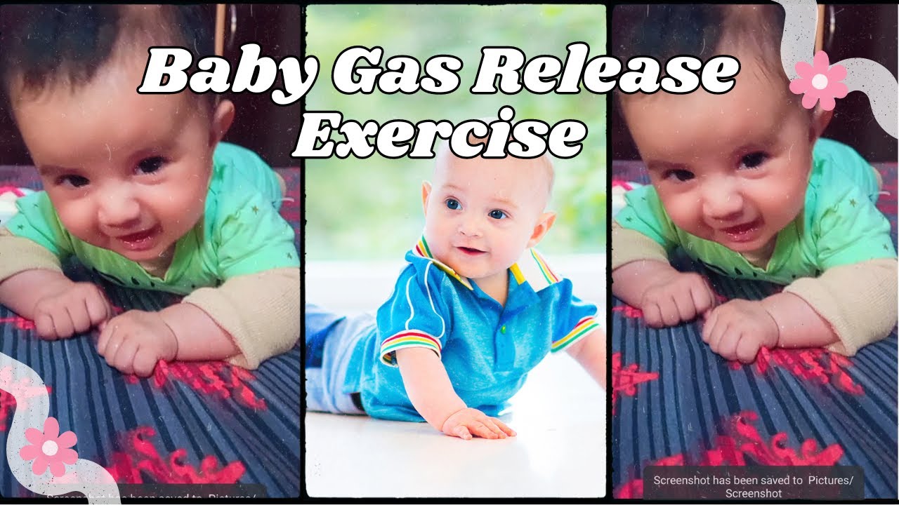 Exercises to Release Gas in Babies | Strengthening Baby's Muscles 💪 ...