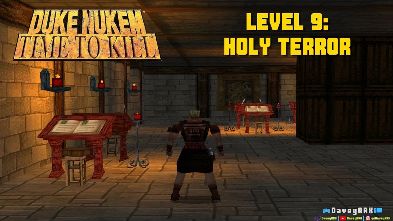 Duke Nukem: Time to Kill - Level 9: Holy Terror - Death Wish - No Deaths Playstation - PSOne ...