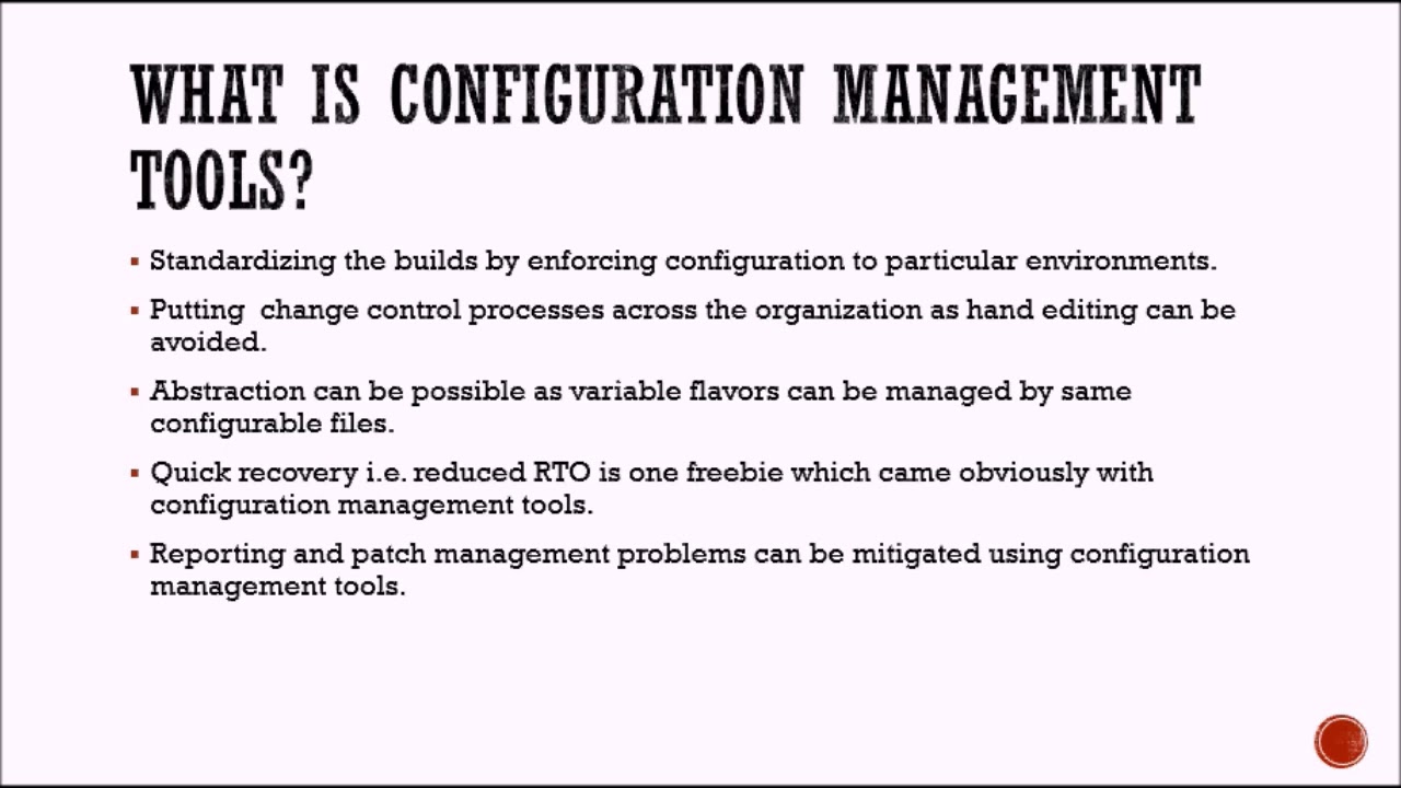 Configuration Management Discussion - Cloud and Tech tutorials - YouTube