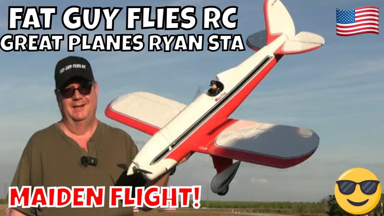 MAIDEN FLIGHT GREAT PLANES RYAN STA by FGFRC #aviation #aircraft #rc - YouTube