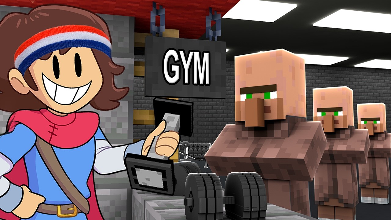 Opening a GYM in Minecraft - YouTube