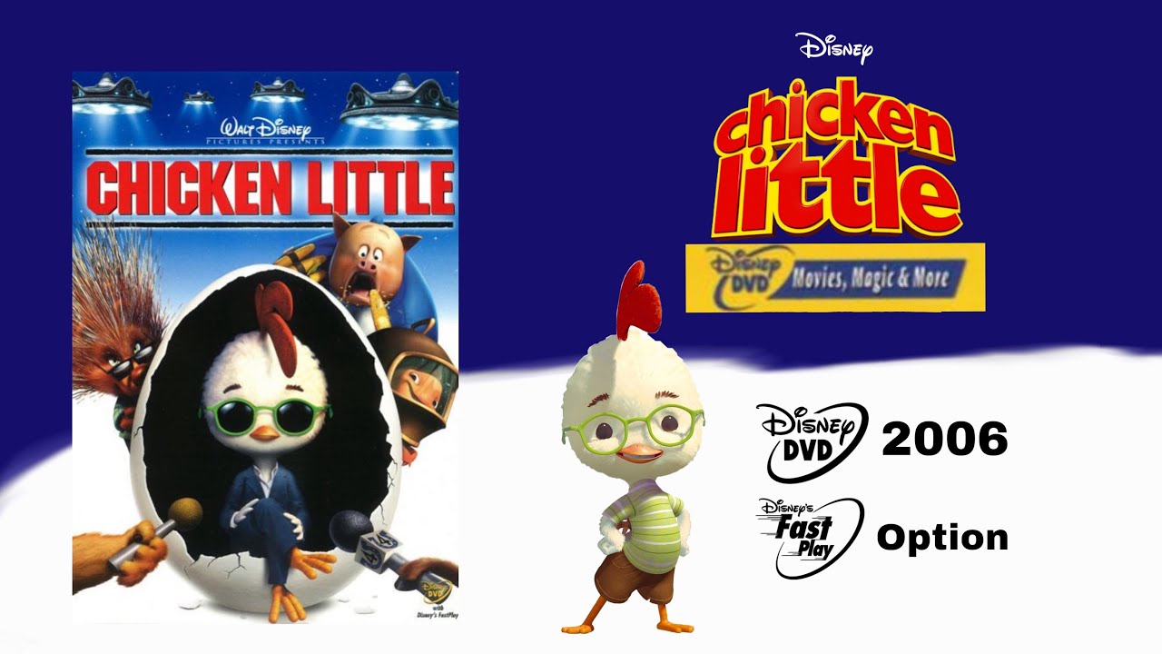 Opening To Disney's Chicken Little (2005) 2006 DVD (FastPlay Option ...