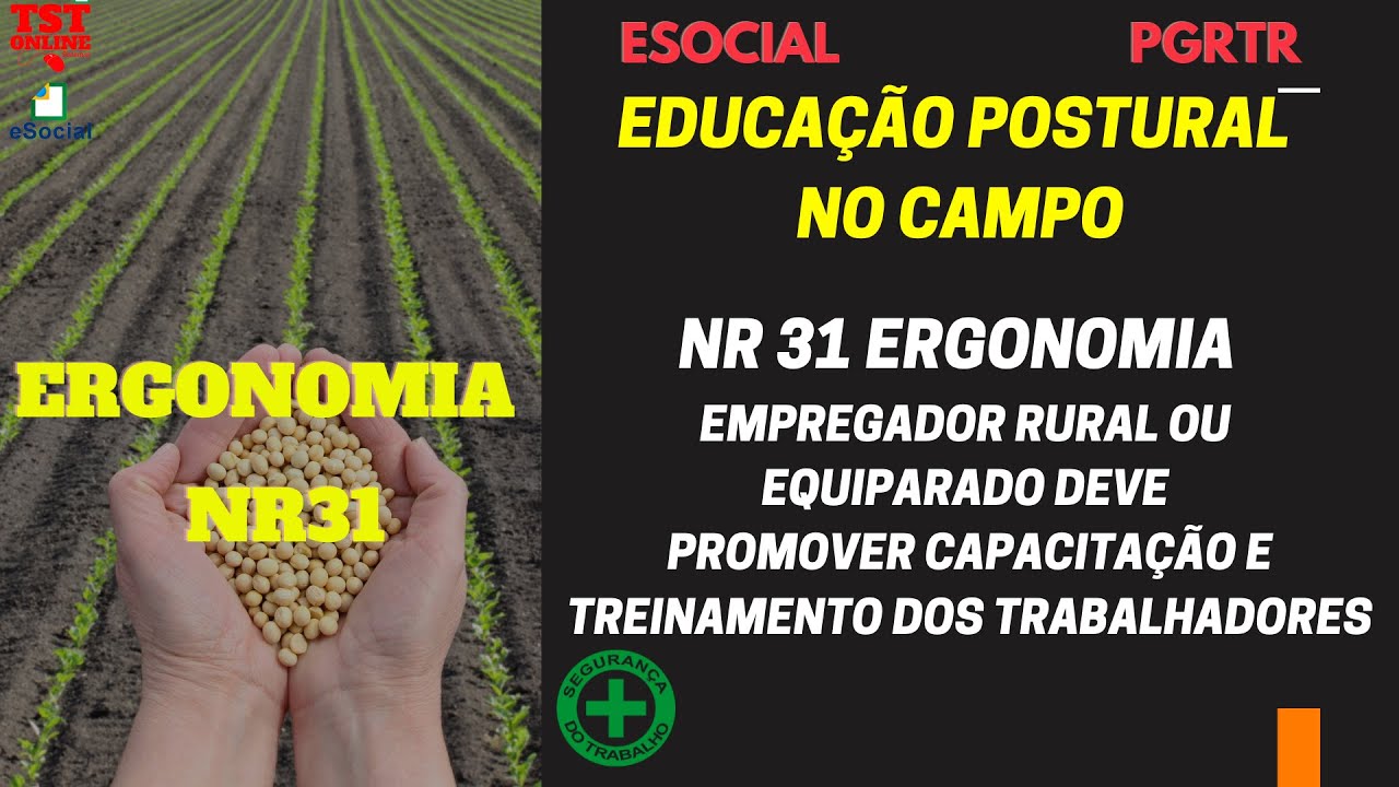 NR 31 - PGRTR - Programa Gerenciamento de Riscos Trabalho Rural - NR 31 ...