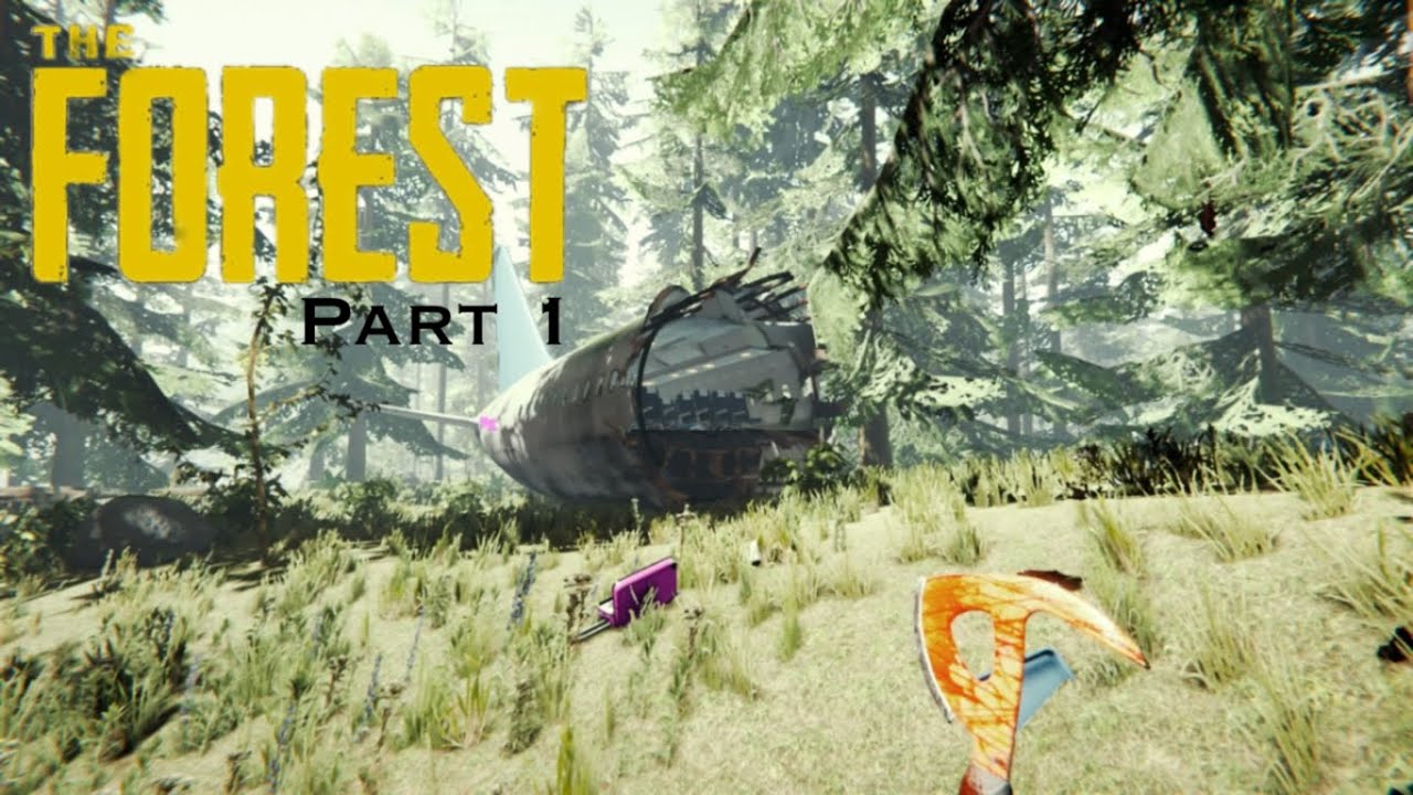 Surviving A Plane Crash - The Forest: Part 1 - YouTube