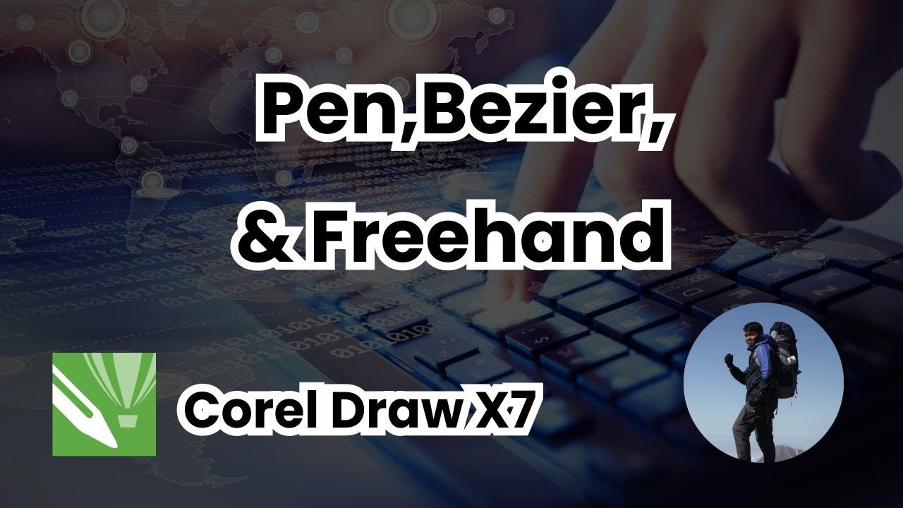 10. TUTORIAL COREL DRAW X7 FOR BEGINNER | Pen, Bezier & Freehand - YouTube