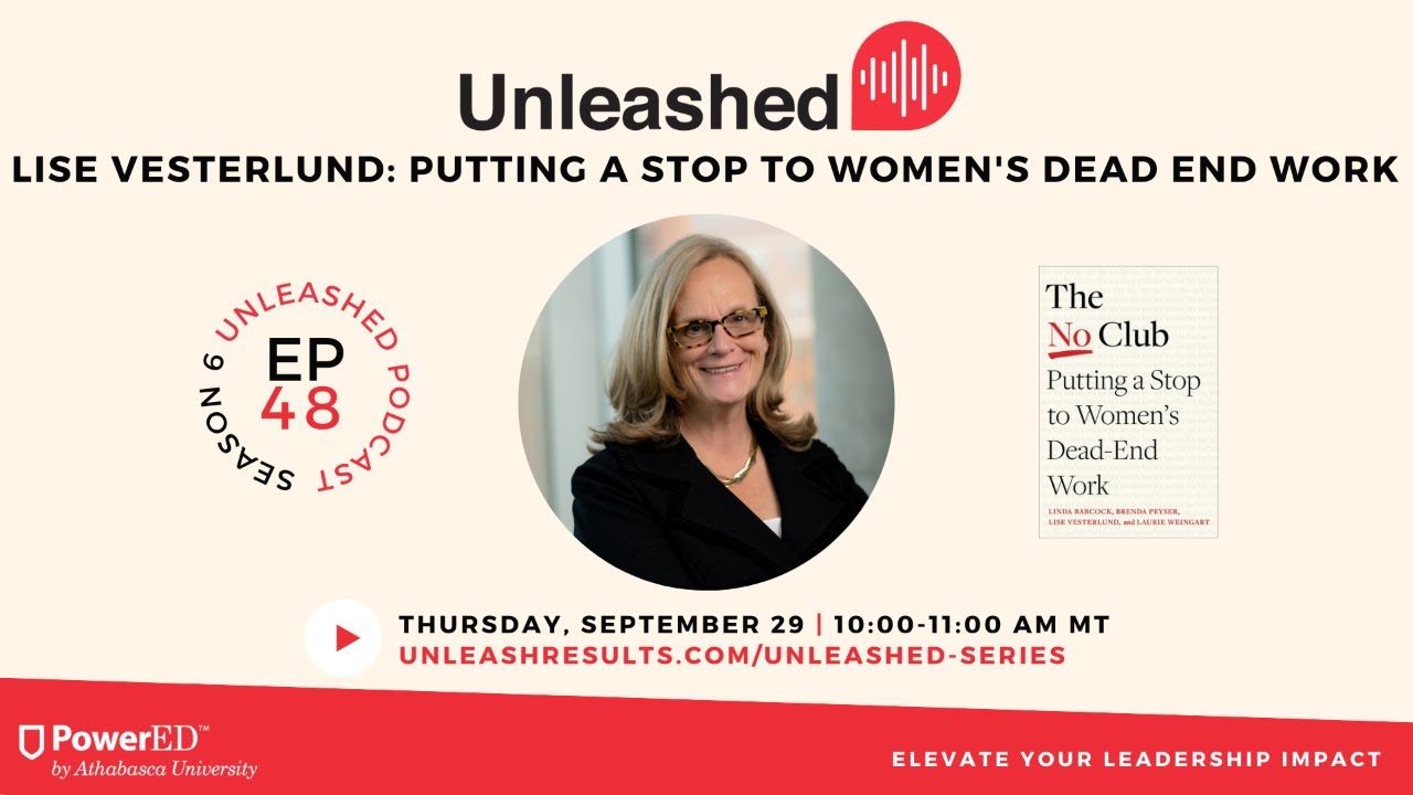 Putting a Stop to Women's Dead End Work - Unleashed E48 Lise Vesterlund ...