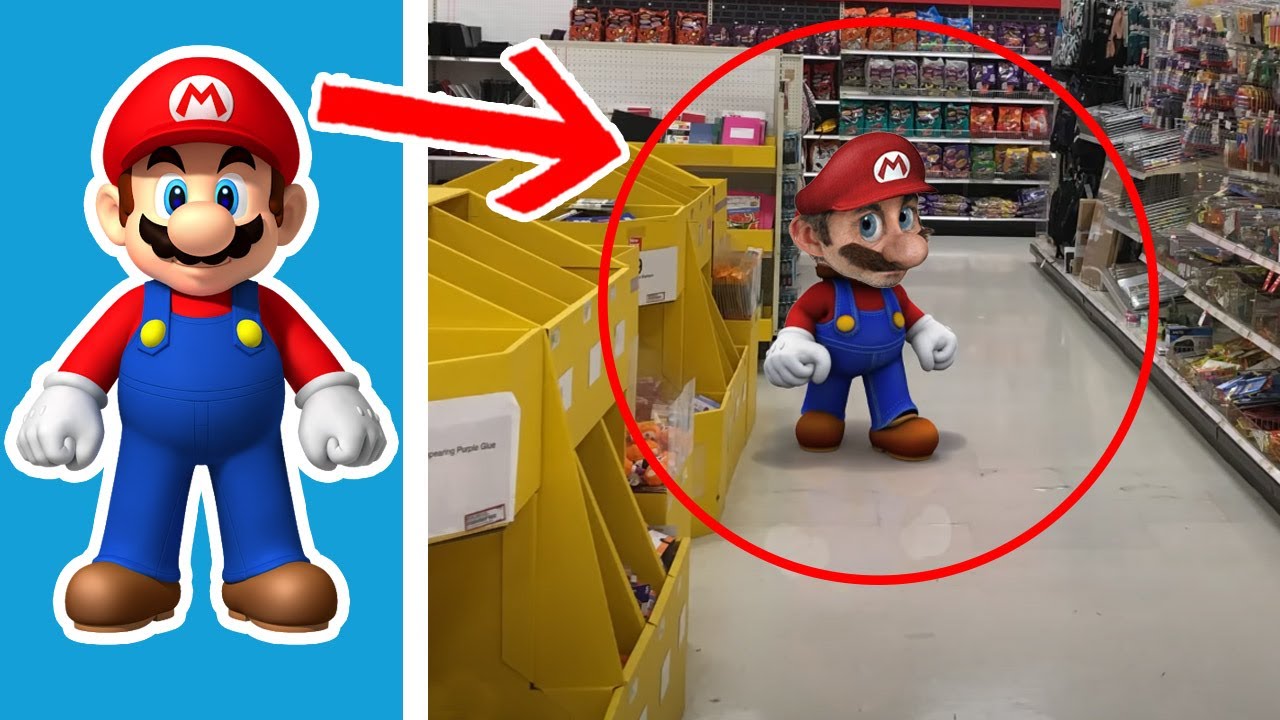 6 SUPER MARIO Reales Captados en Camara - YouTube