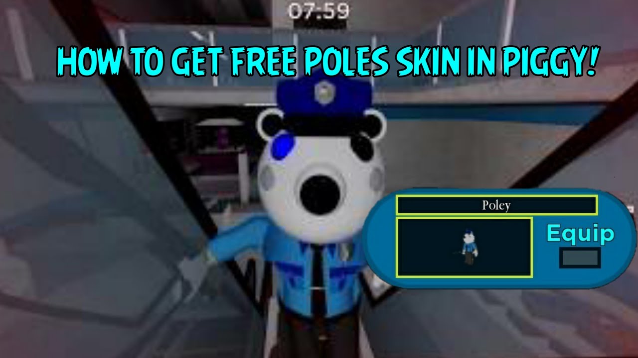 HOW TO GET POLEY SKIN *SECRETS* IN PIGGY - YouTube