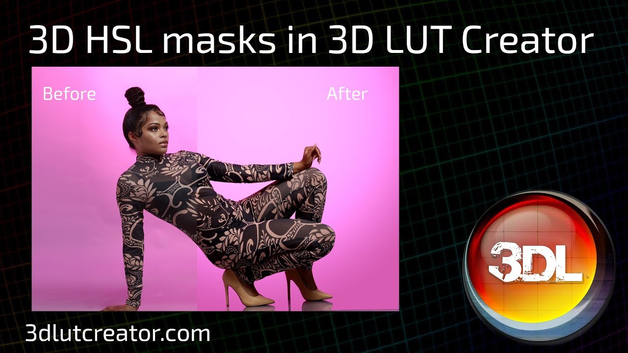 3D HSL masks in 3D LUT Creator - YouTube