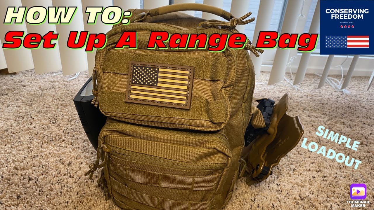 HOW TO: Set Up A Shooting Range Bag - YouTube