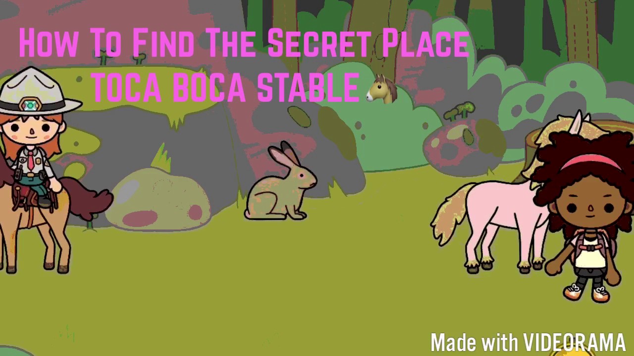 How To Find The Secret Place In TOCA STABLE - YouTube