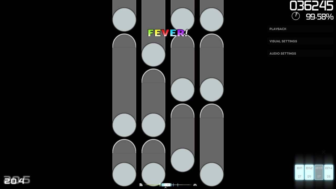 Osu!Lazer Mania 4Keys Long Notes - YouTube