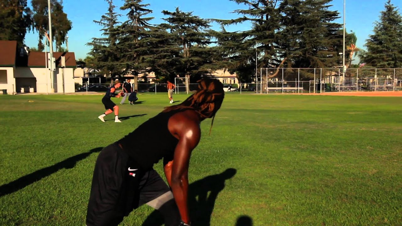 Stars Athlete Isaac Whitney WR #8 Private Workout - YouTube