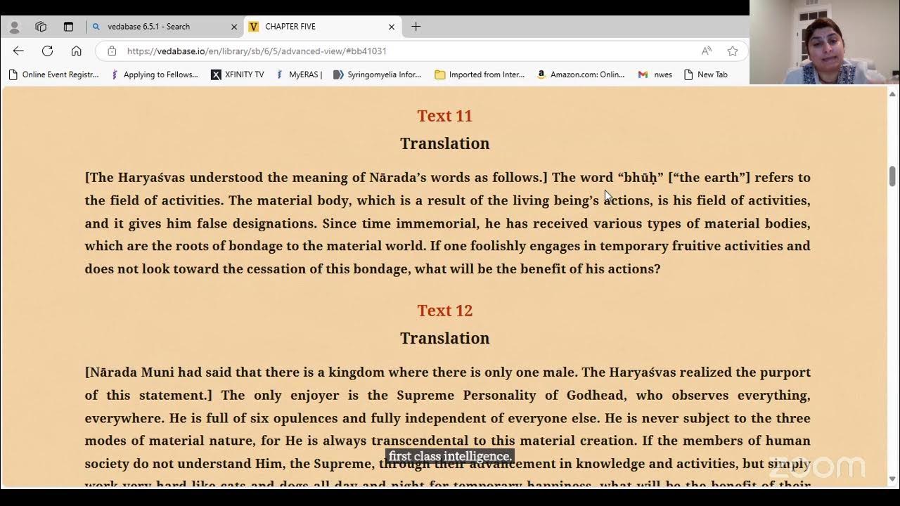 Srimad Bhagavatam Canto 6 Chapter 5 Part 1 - Dec 10th 2024 - Rasa Candrika dd - YouTube