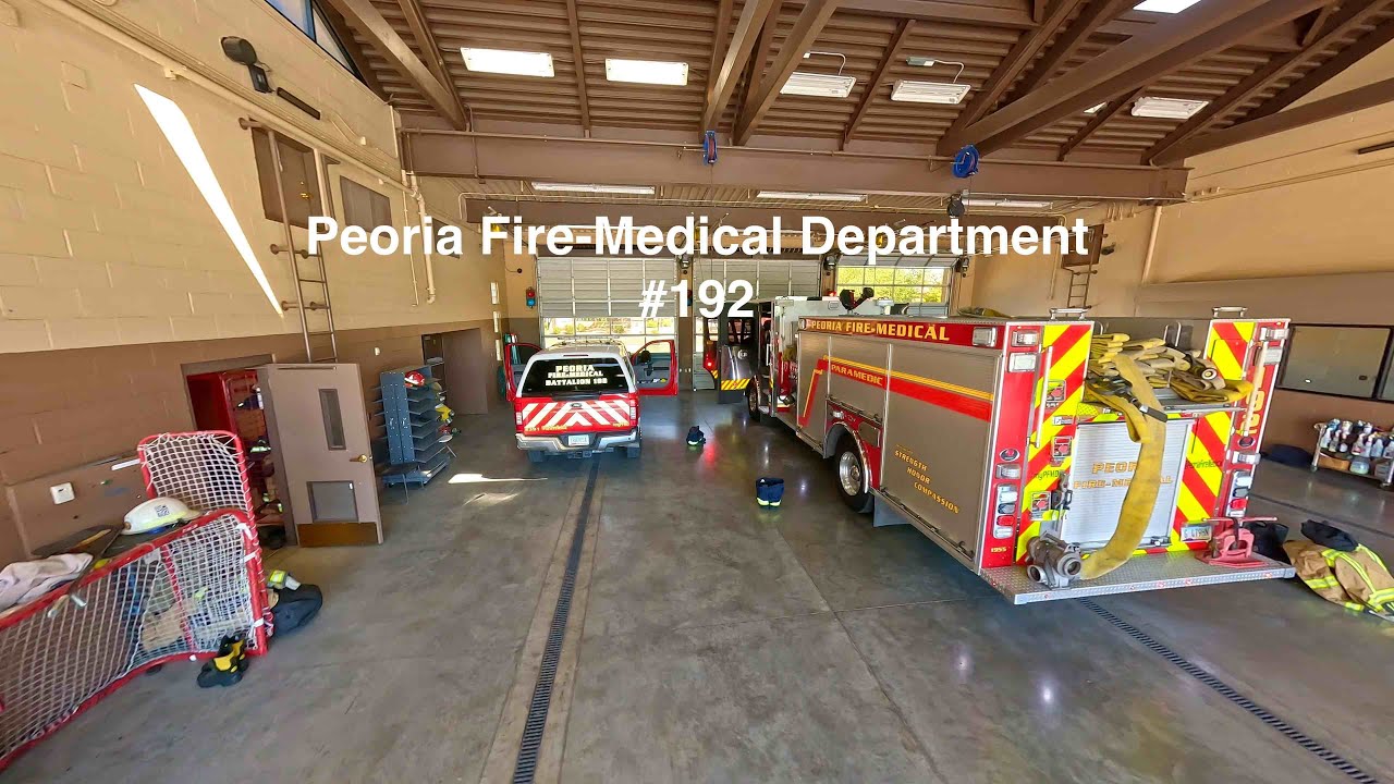 Peoria Fire-Medical Department No. 192 - FPV Flythrough of the Fire ...