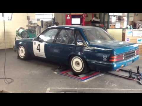SS Group A Commodore race car 308 v8 Engine upgrade 5 dyno run 255.1 ...